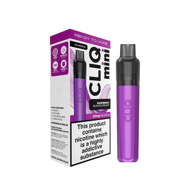 Avomi CLIQ Mini Prefilled Pod Kit - 6ml, 20mg | Vapouriz UK